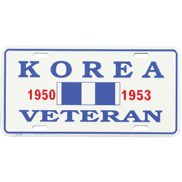 Saigon Sams Military Surplus Store: License Plate-Korea Vet, Auto ...