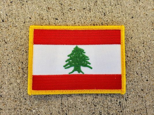 Saigon Sams Military Surplus Store: Patch- Lebanon Flag, Beirut ...