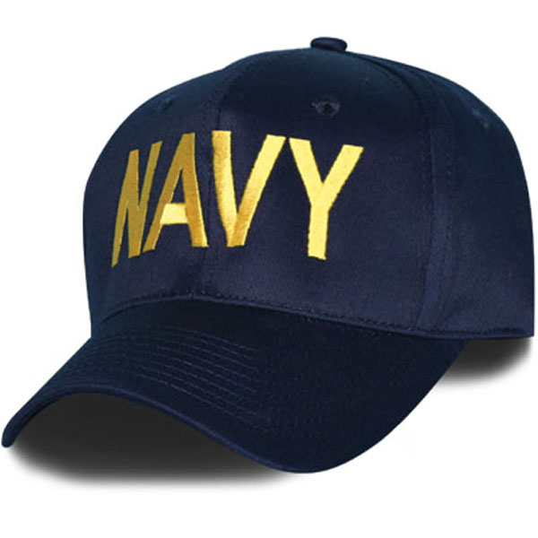 Saigon Sams Military Surplus Store: Ball Cap-Navy With Gold letters ...