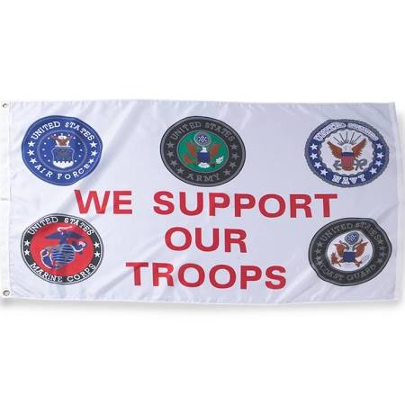 Saigon Sams Military Surplus Store: Flag-We Support Our Troops All ...